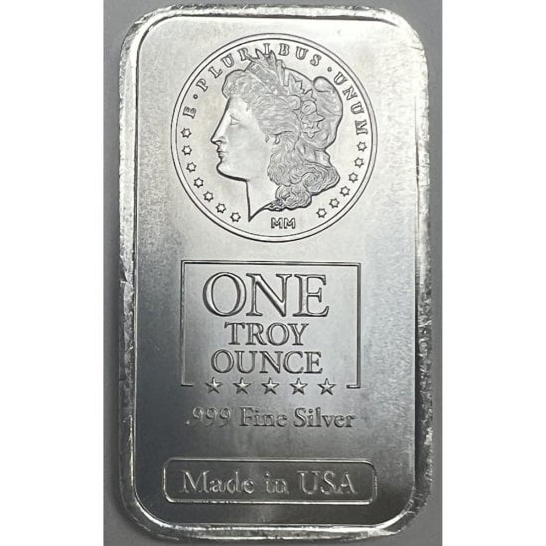 Mason Mint Morgan Tribute 1 oz Silver Bar, .999 Fine Silver, Secondary ...