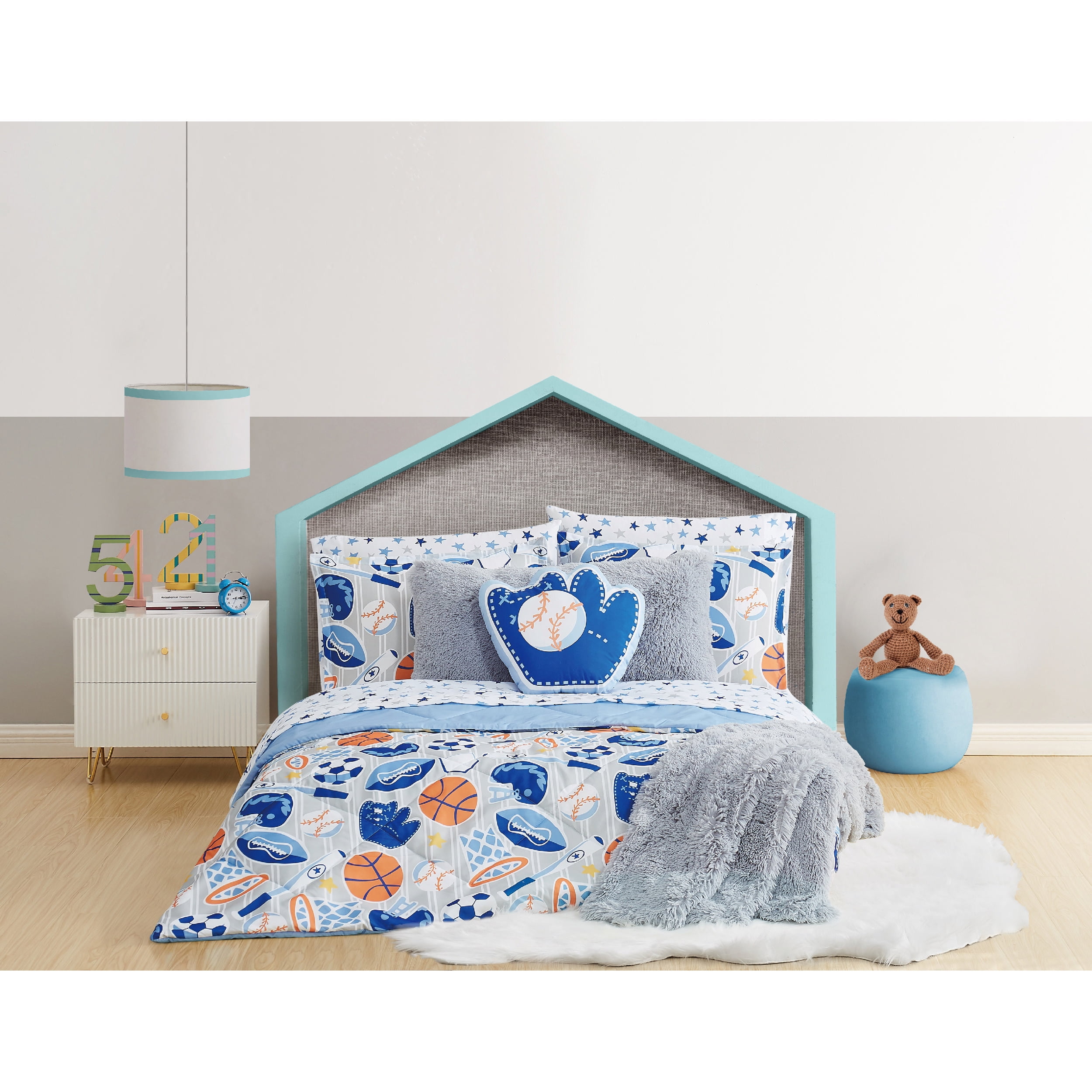 Mason & Mollie Sport Print Full Bed in a Bag - Walmart.com