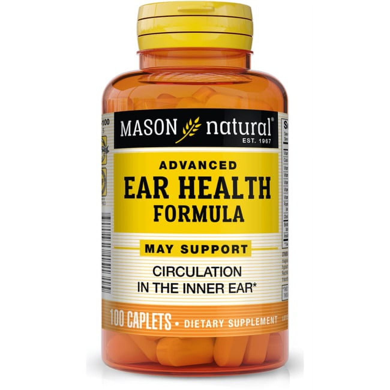 Mason Natural Advanced Ear Health Formula - Tinnitus Relief, Ringing ...