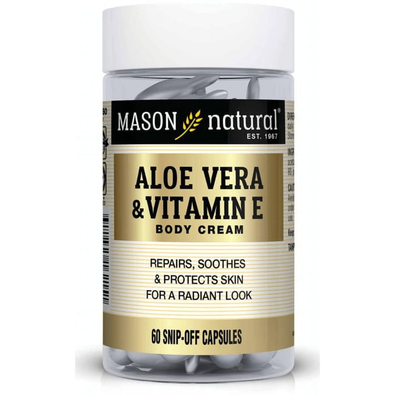 Mason Natural Aloe Vera & Vitamin E Body Cream - Premium Skin ...