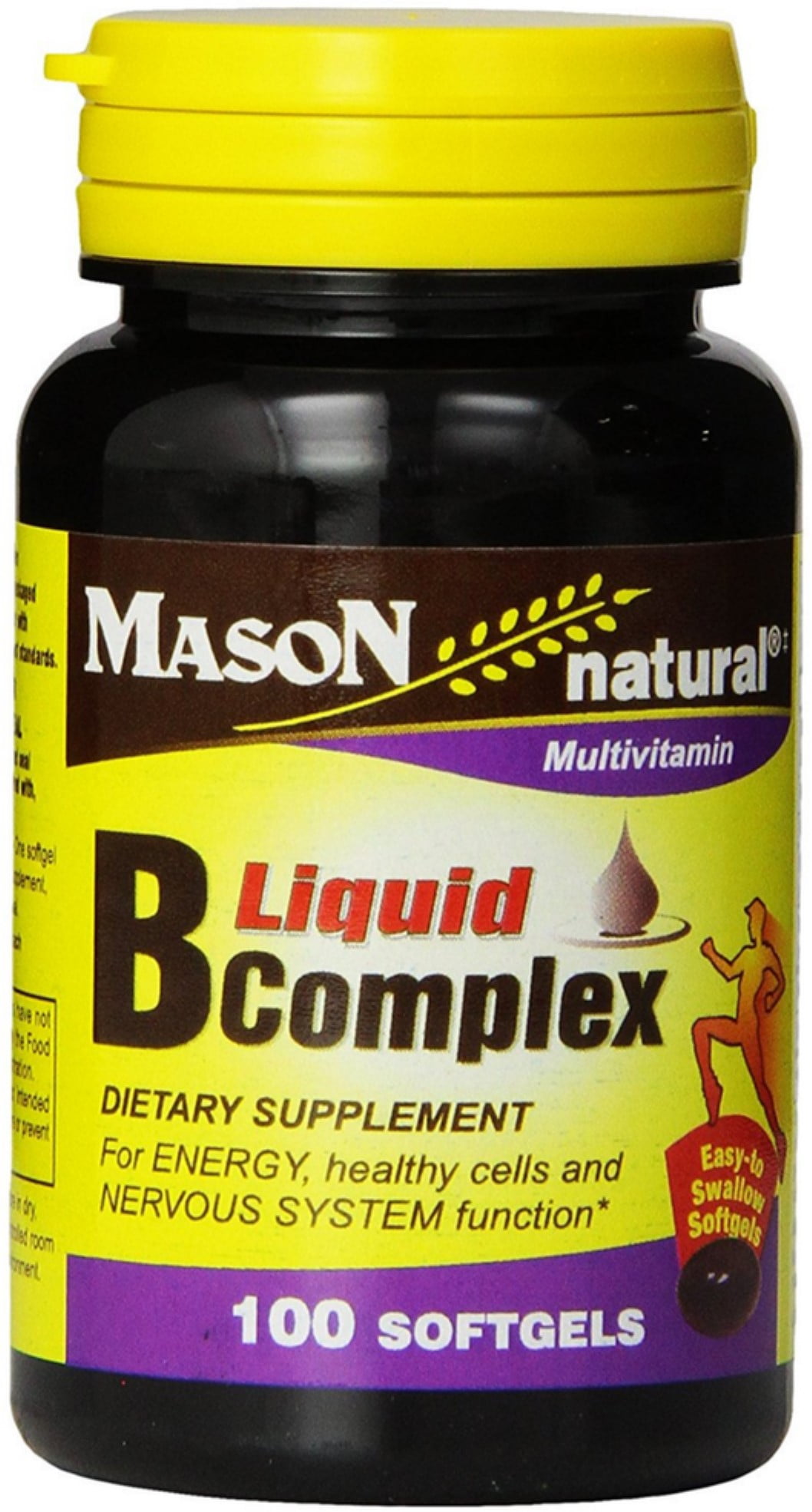 Mason Natural B-Complex Softgels 100 ea (Pack of 3) - Walmart.com