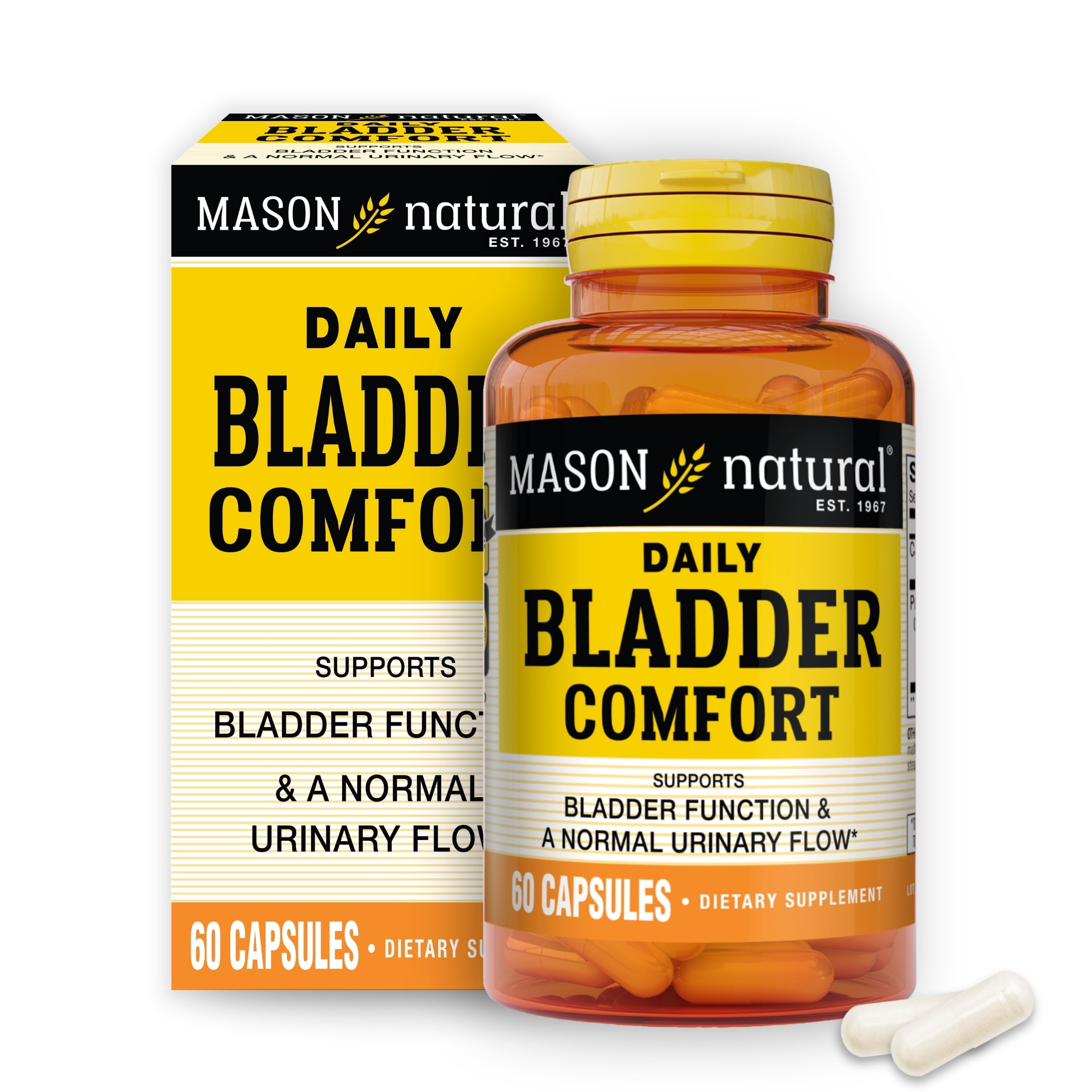 Mason Natural, Bladder Comfort Urinary Health Supplement, 60 Capsules ...