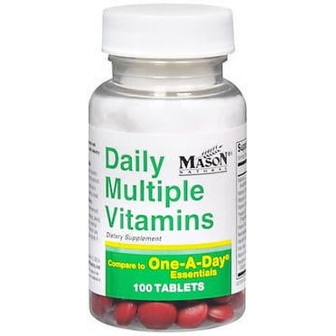 One A Day Energy Daily Adult Multivitamin with Caffeine, Vitamins A, C ...