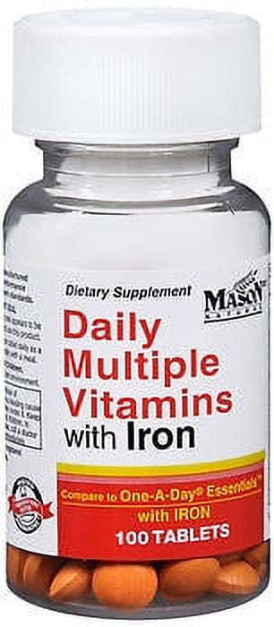 Mason Natural Daily Multivitamin for Overall Health, 100 Tablets ...