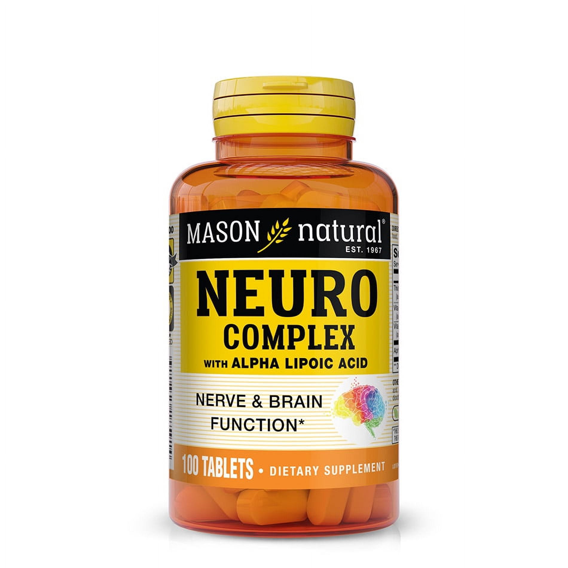 Mason Natural Neuro Complex with Alpha Lipoic Acid - Support Nerve and ...