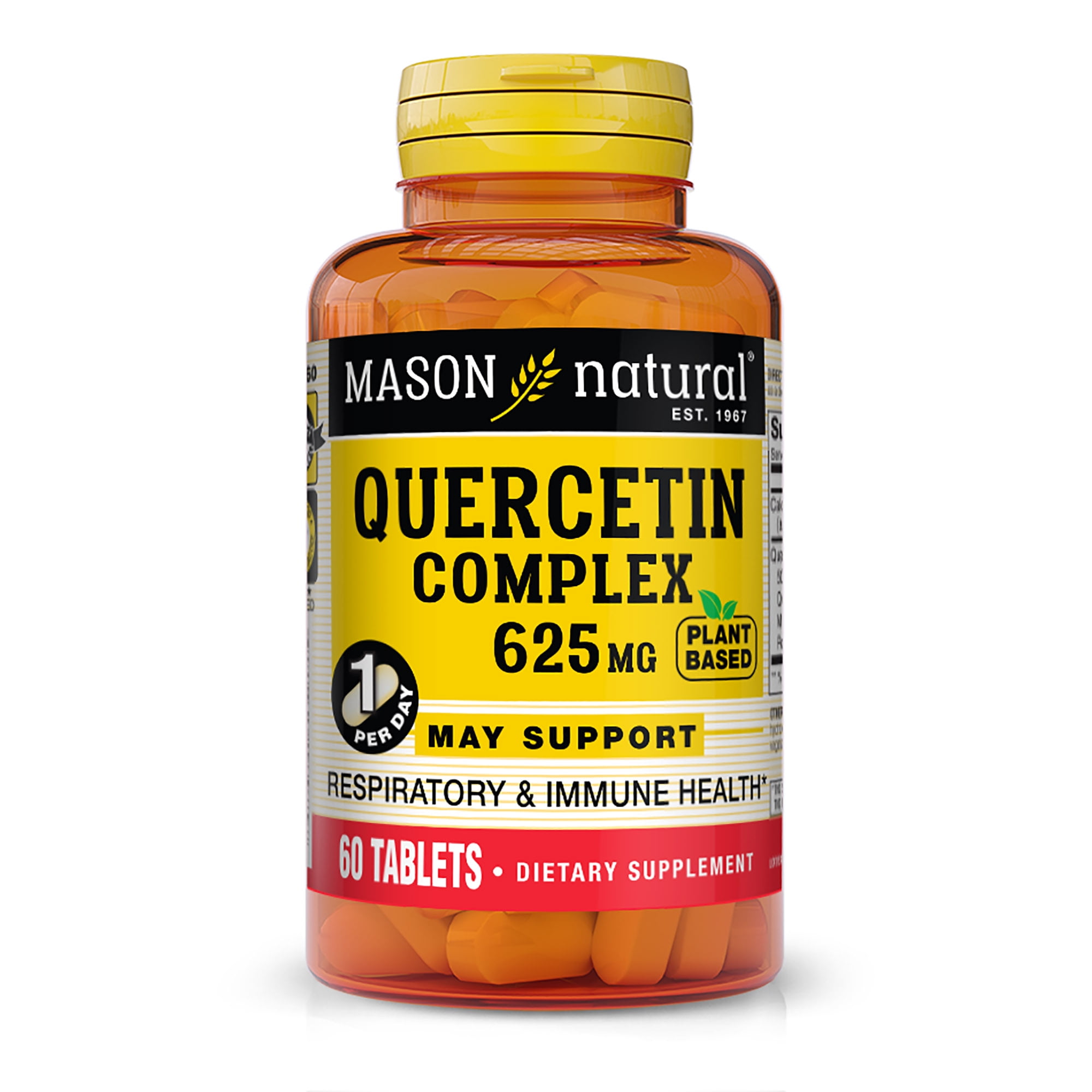 Mason Natural Plant Based Quercetin Complex 625 mg - Immunity Booster ...