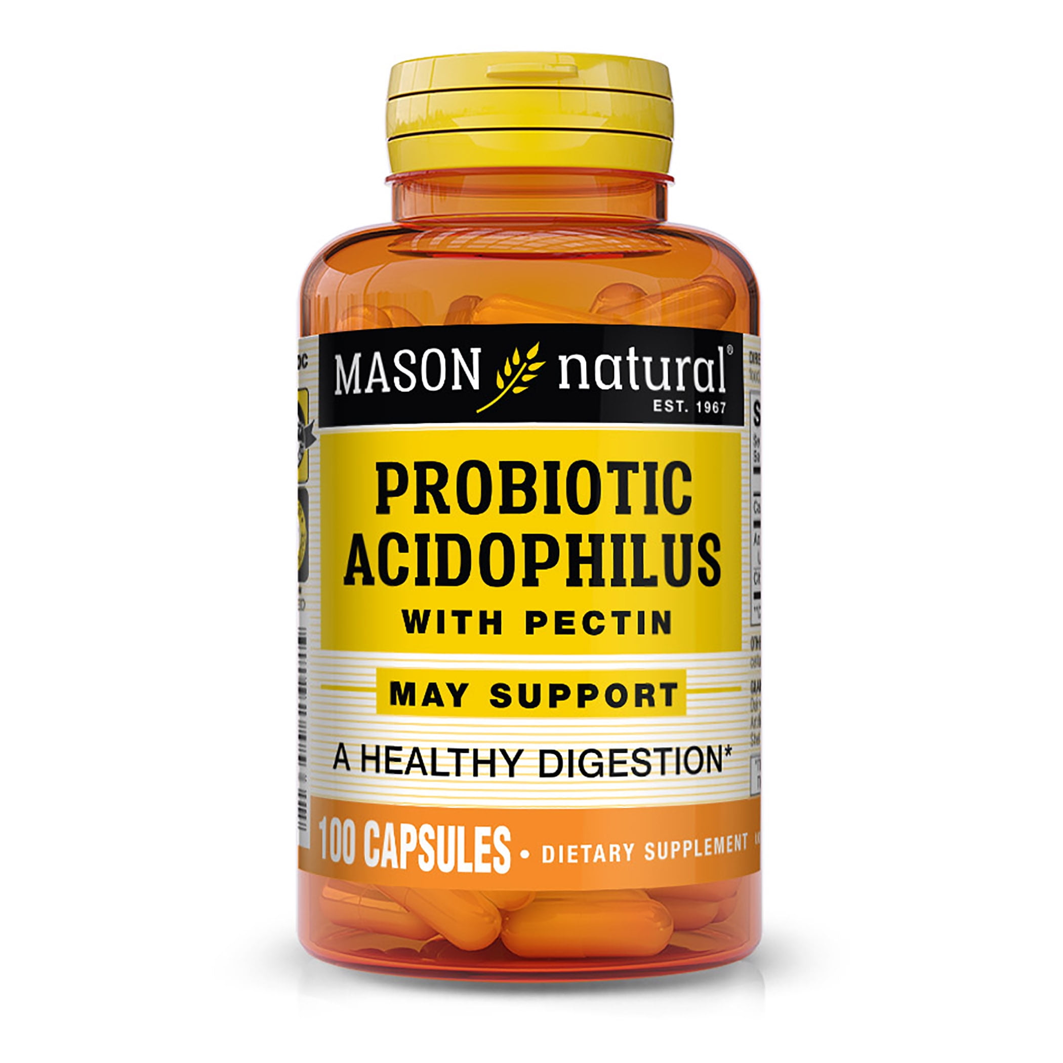 Mason Natural Probiotic Acidophilus with Pectin and Calcium - Immune ...