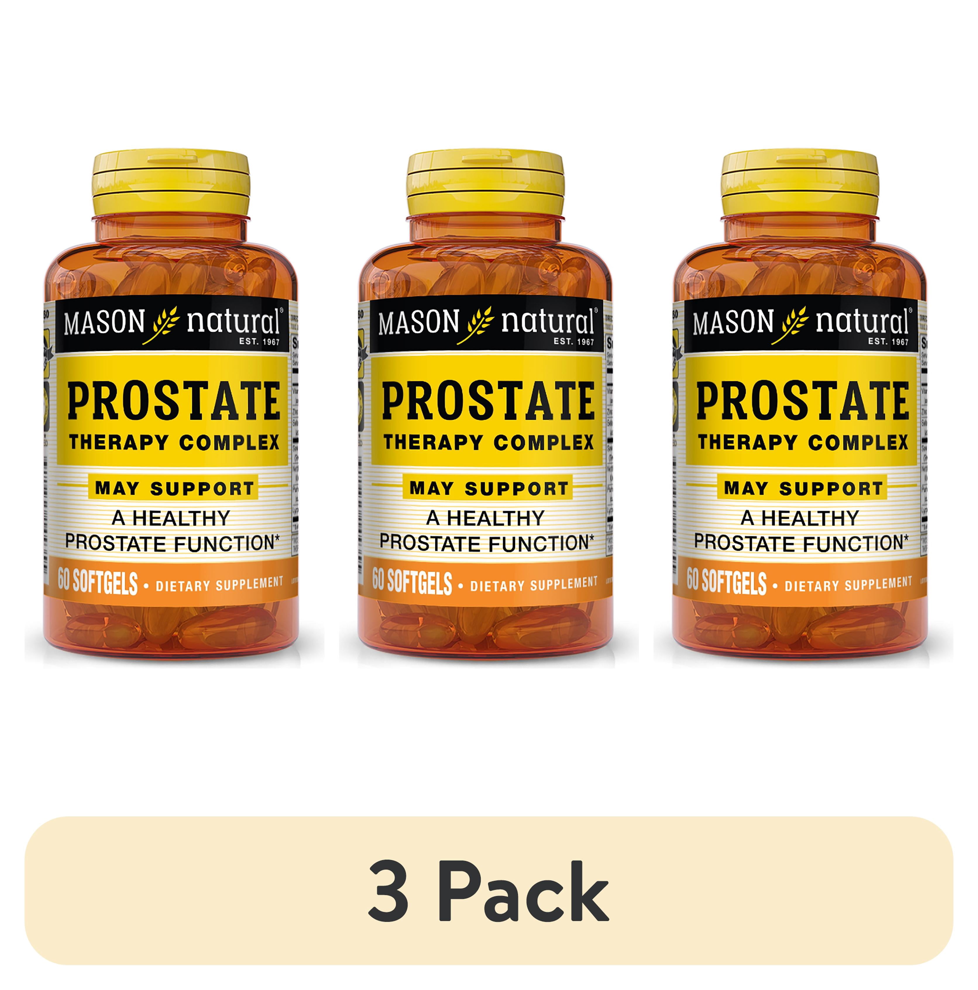 (3 pack) Mason Natural Prostate Therapy Complex - Supports a Healthy ...