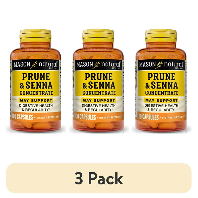 (3 pack) Mason Natural Prune Senna Concentrate - Natural Vegetable ...