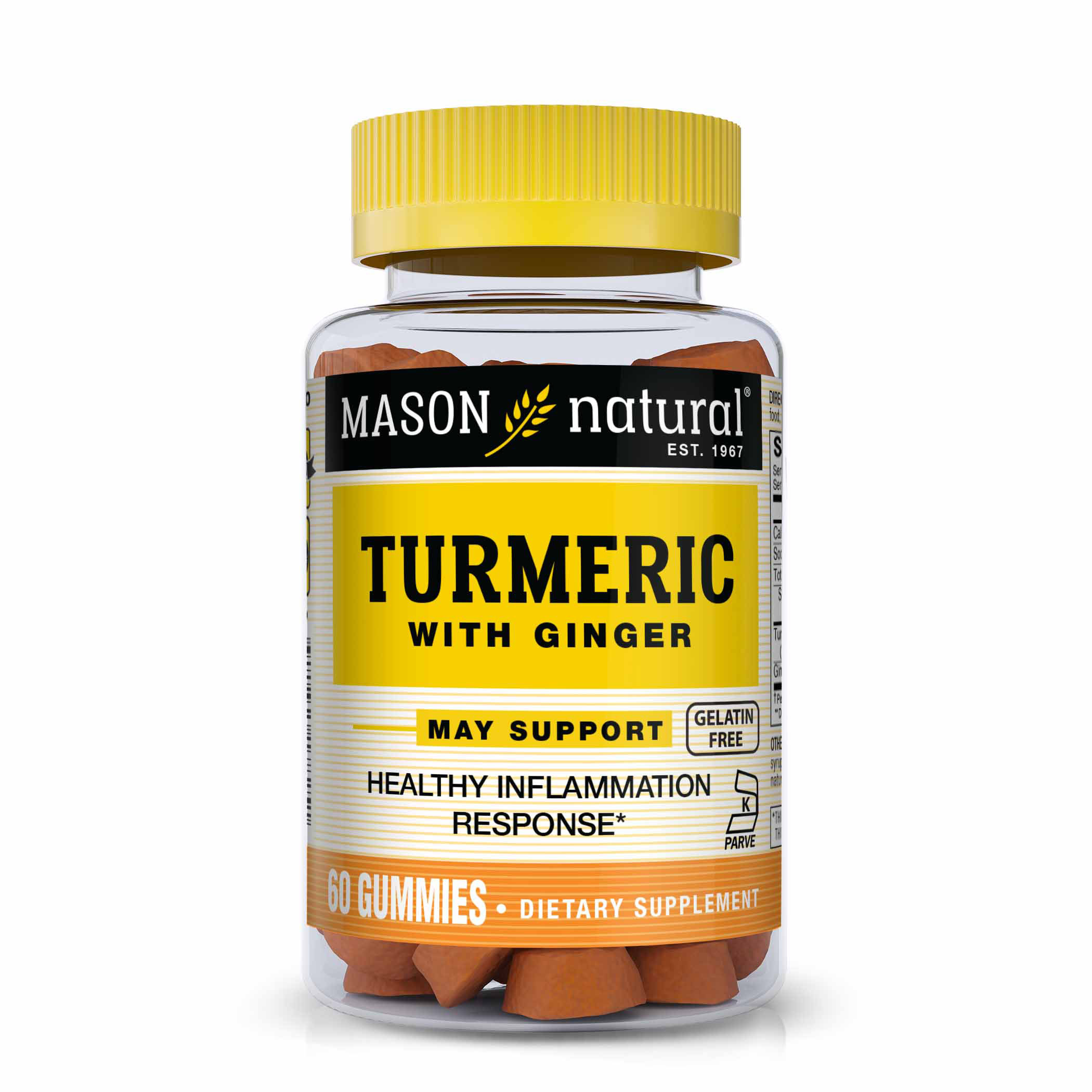 Mason Natural Turmeric with Ginger - Healthy Inflammatory Response ...