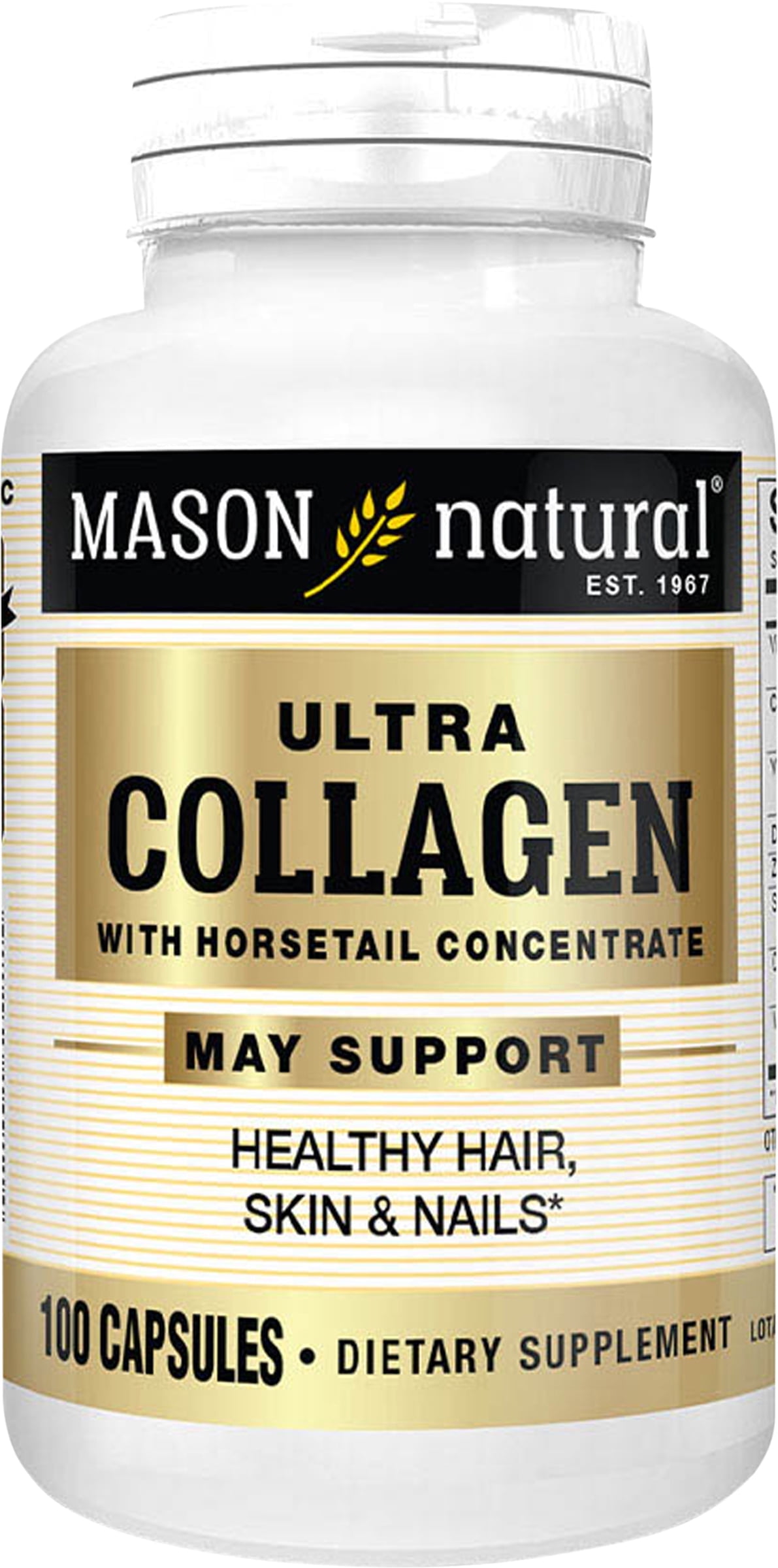Mason Natural Ultra Collagen with Horsetail Concentrate - Supports ...