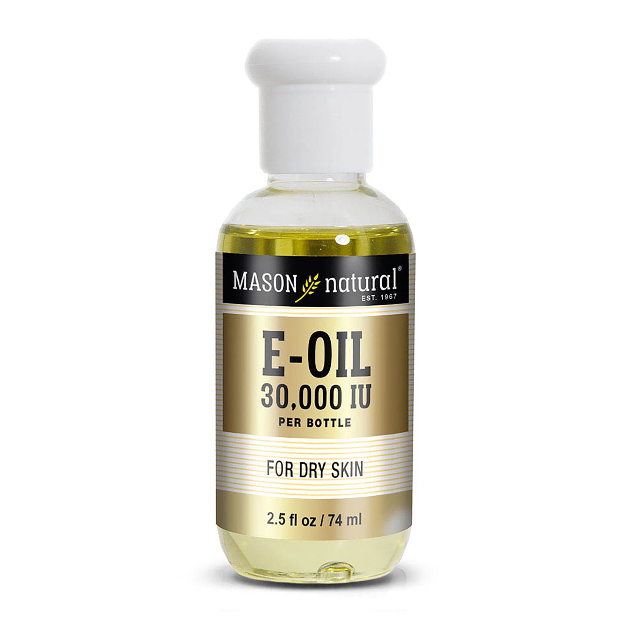 Mason Natural Vitamin E Oil 30,000 IU - Moisturizing Oil for Skin, Hair ...