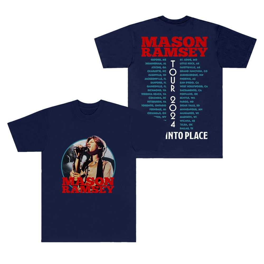 Mason Ramsey Falls Into Place Tour T-Shirts Cosplay Women Men Fashion ...