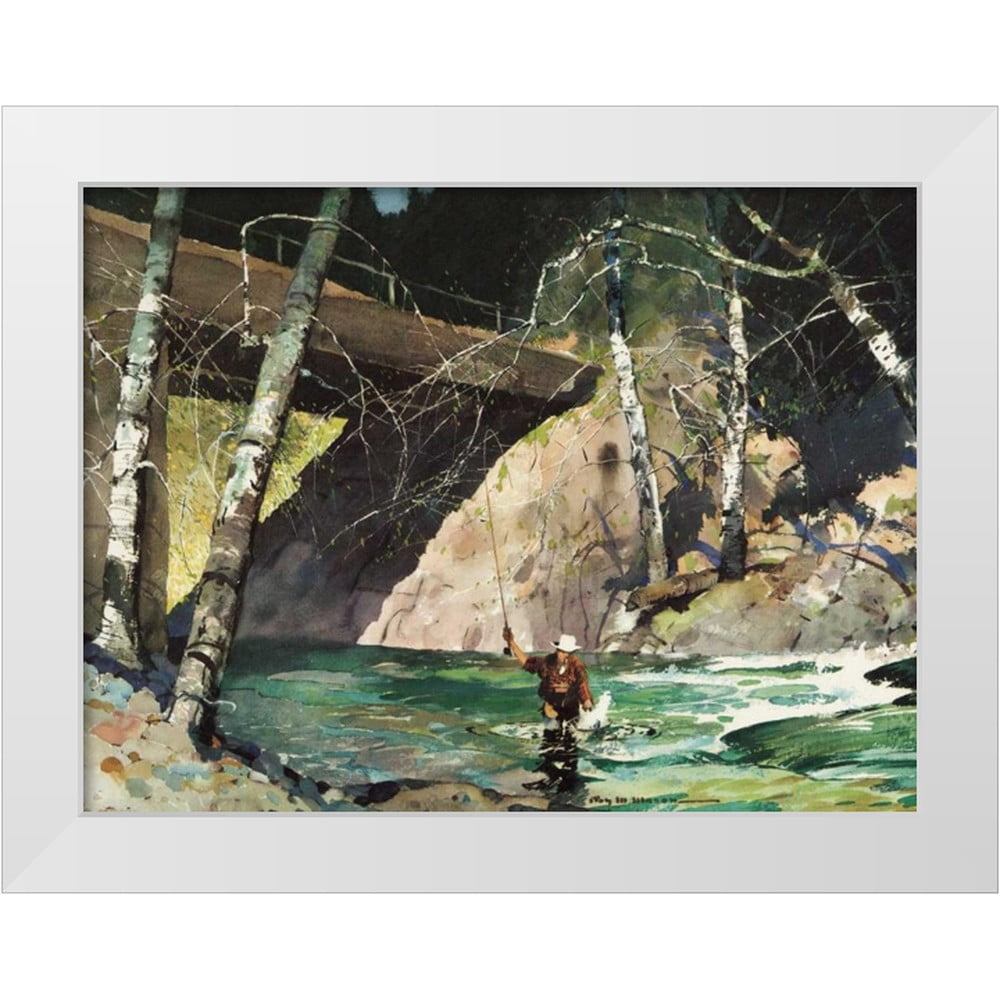 Mason, Roy M. 14x12 White Modern Wood Framed Museum Art Print Titled ...