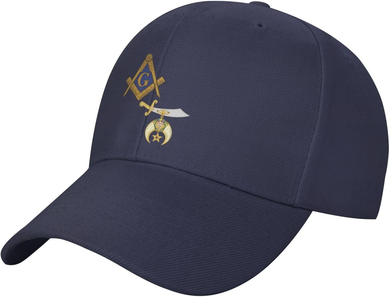 Mason Shriner Split Masonic Shrine Noble Baseball Hats for Women Black Snapback Hat Cap Hip Hop ...