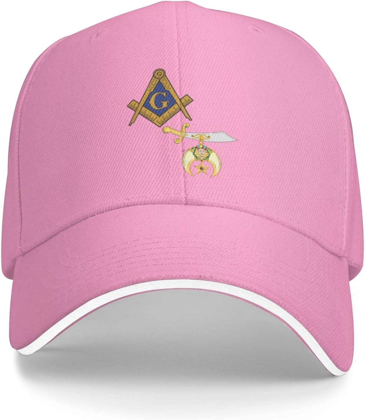 Mason Shriner Split Masonic Shrine Noble Gift Gifts Black Trucker Hat ...