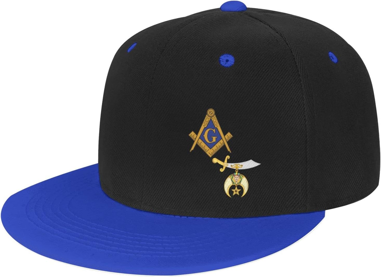 Mason Shriner Split Masonic Shrine Noble Gift Running Hat Men Baseball ...
