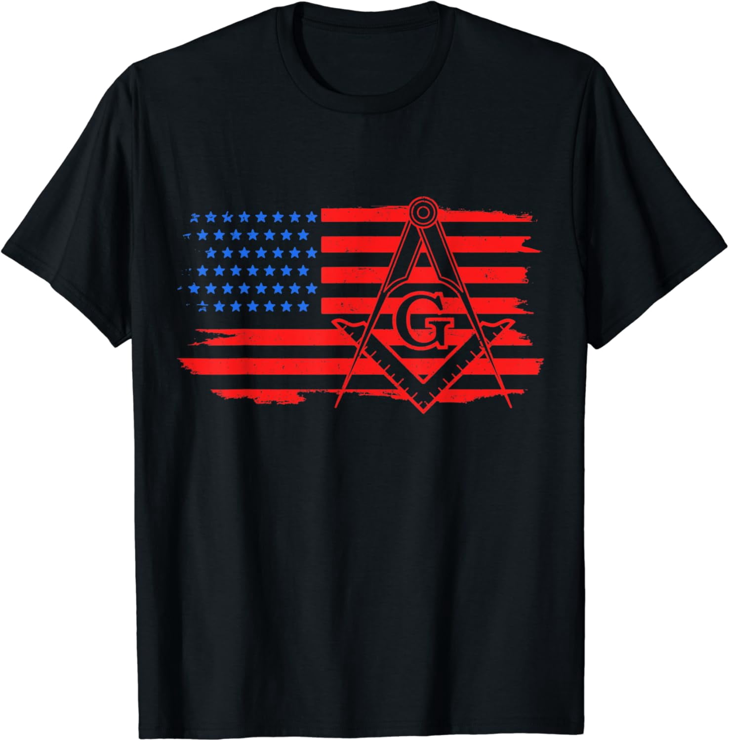 Mason Square Compass Masonic Freemason T Shirt - Walmart.com