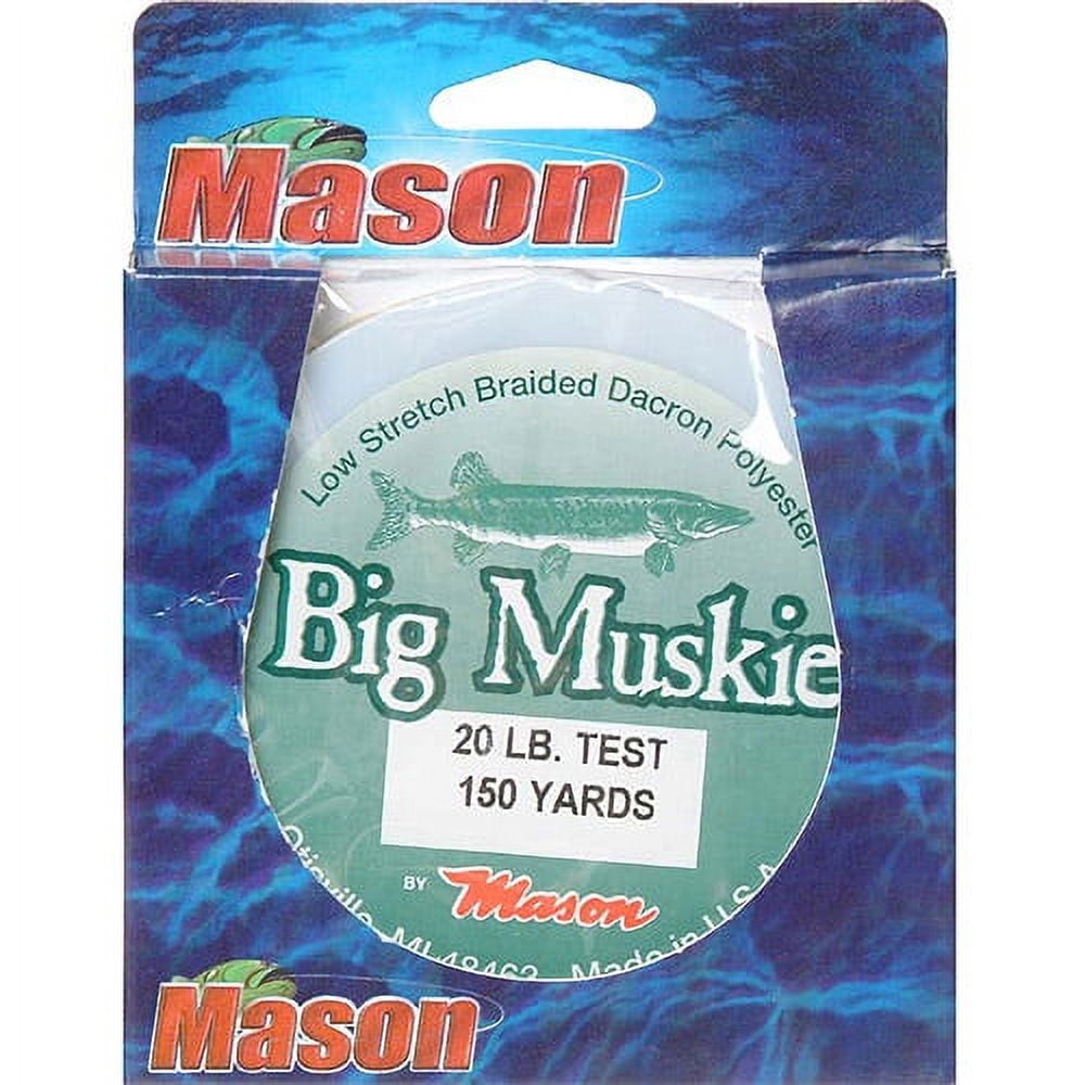 Mason Tackle Big Muskie Fishing Line, 150 Yards - Walmart.com