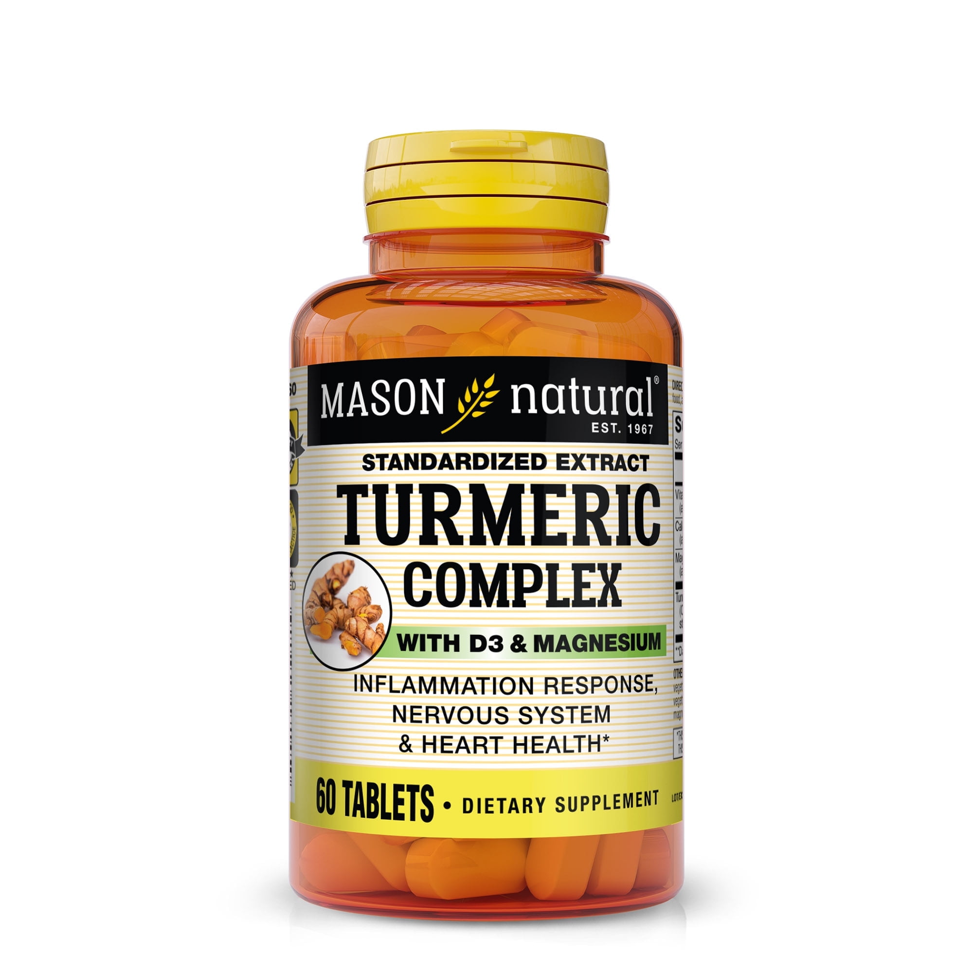 Mason Turmeric Complex: Ant-Inflammatory Curcumin Supplement for Joint ...