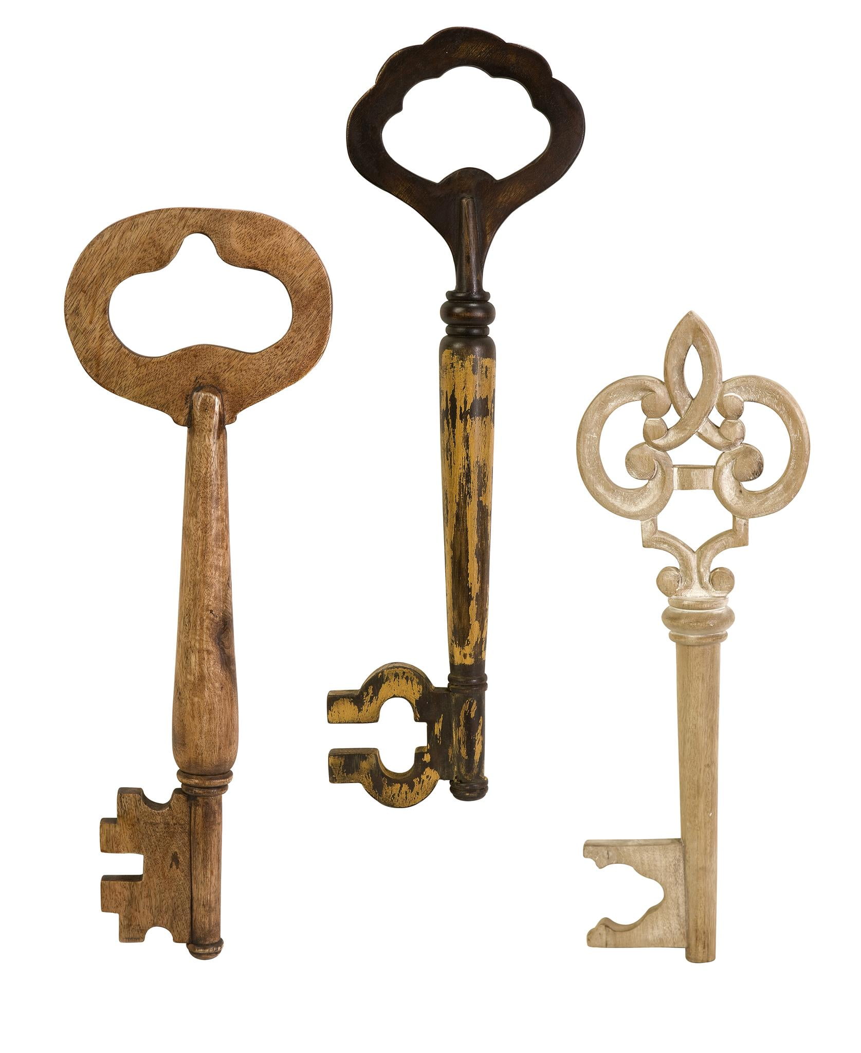 Mason Wood Wall Keys - Set of 3 - Walmart.com