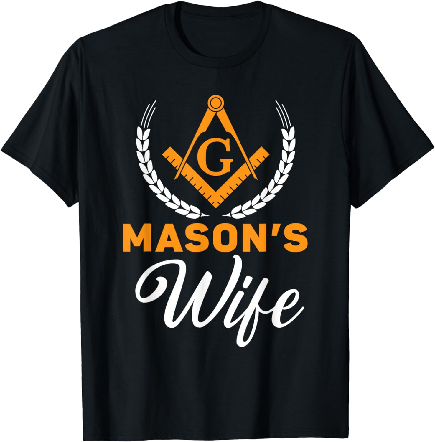 Mason's Wife Freemason Masonic Fraternal Freemasonry T-Shirt - Walmart.com