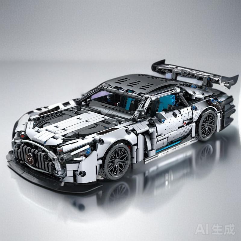 Masondi 1:14 Scale Racing Car Building Blocks Set - 1466PCS Model Kit ...