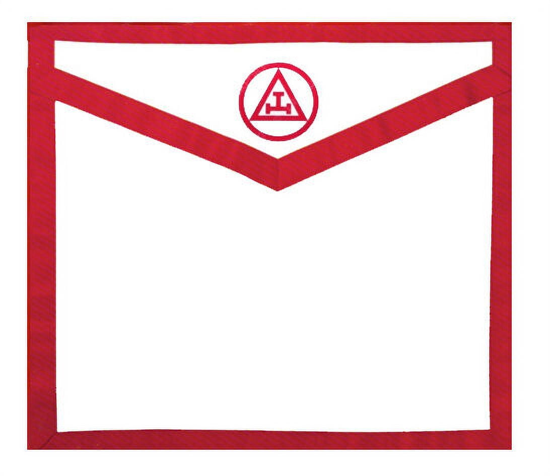 Masonic Apron Royal Arch. Red White Duck Cloth Apron For Freemasons ...