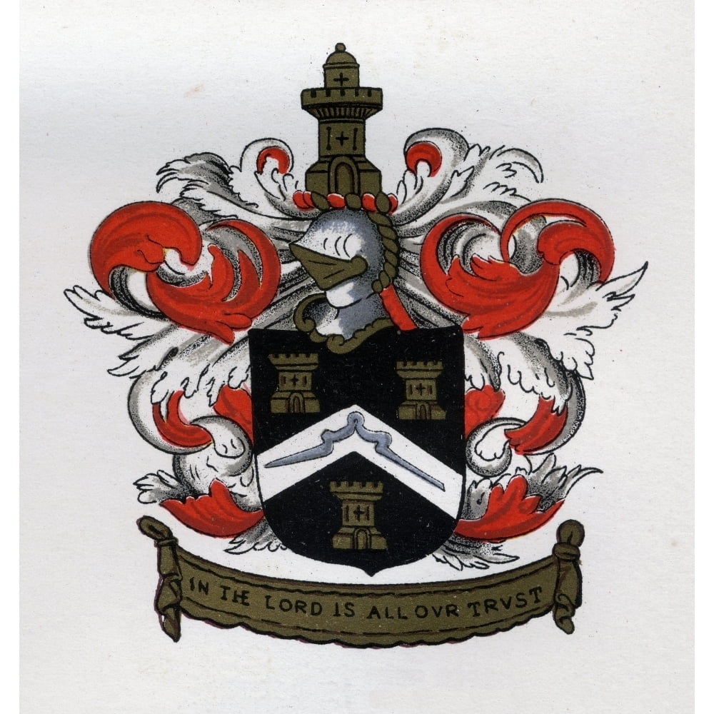 Masonic Arms Arms Of The Free Masons From The Gateshead Charter 1671 ...