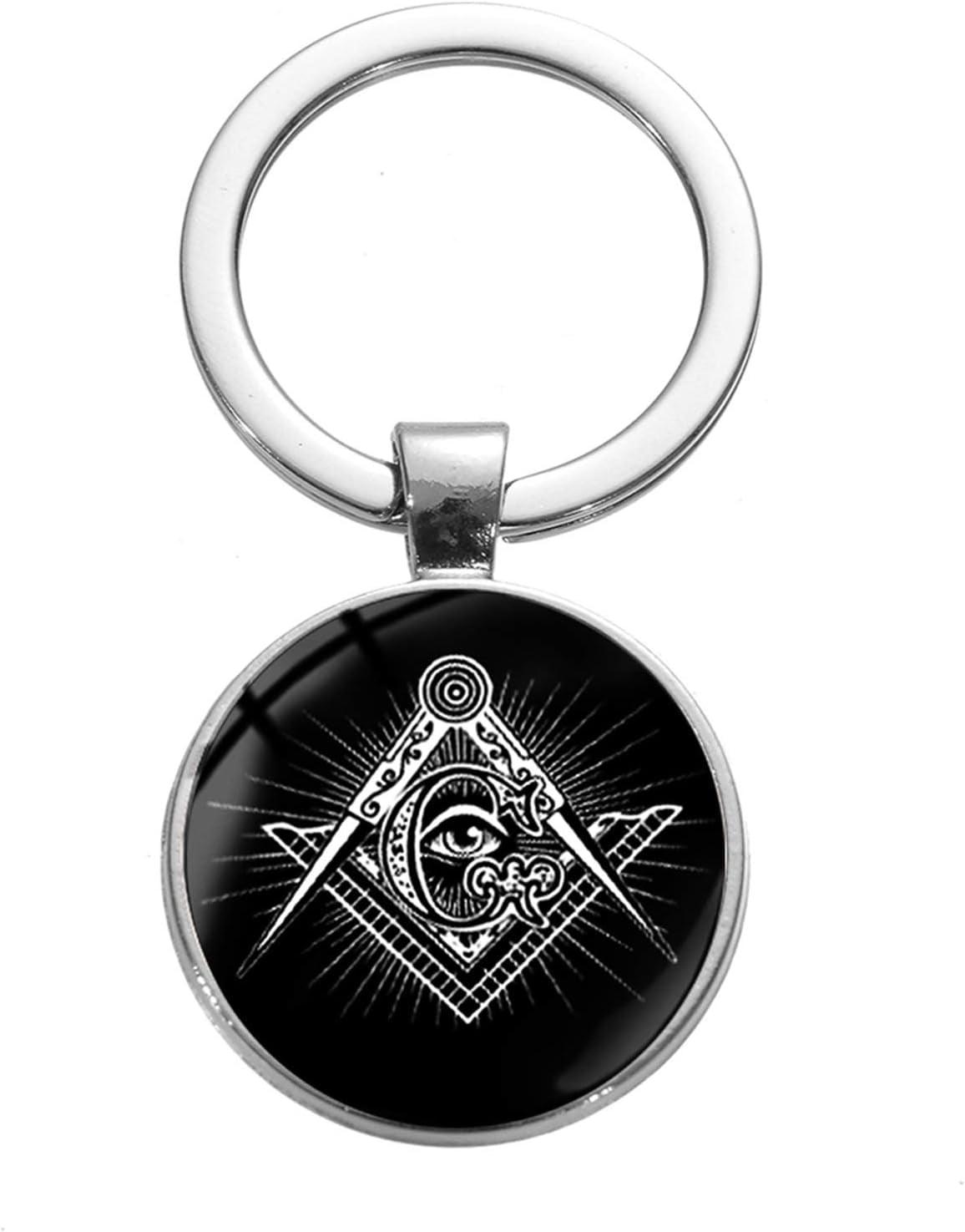 Masonic Black and Bright Freemason Compass Symbol with G Templar Art ...