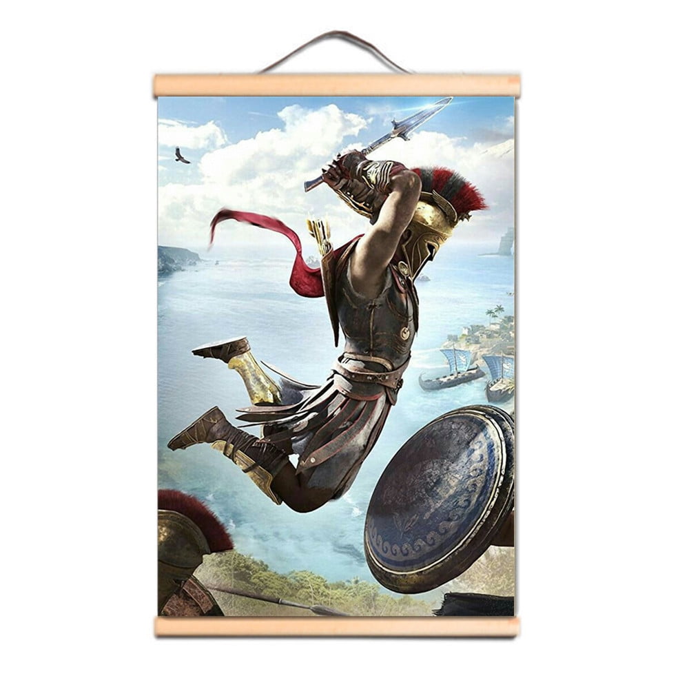 Masonic Knights Templar Scroll Painting Wall Hanging Flag Banner ...