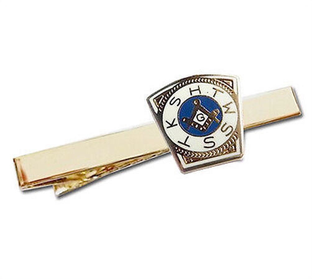 Masonic Mark Master Keystone Tie Clip / Tie Bar - Gold Royal Arch ...