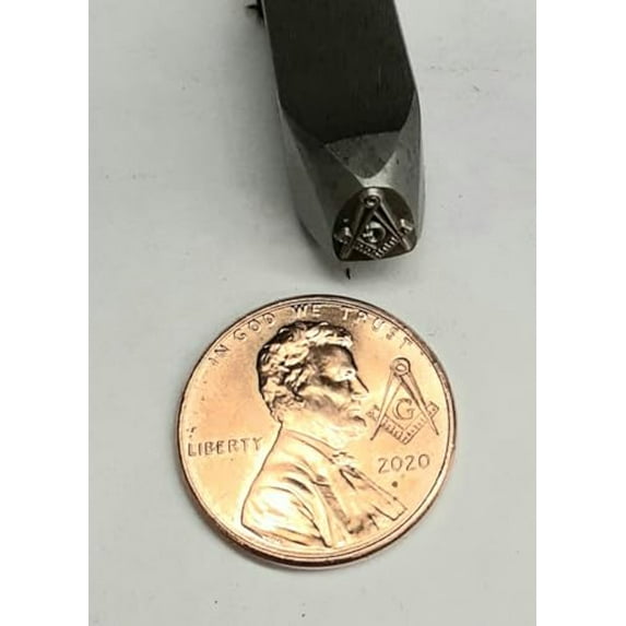 Masonic Master Mason Penny Punch Stamping Tool Fraternal Order Logo ...