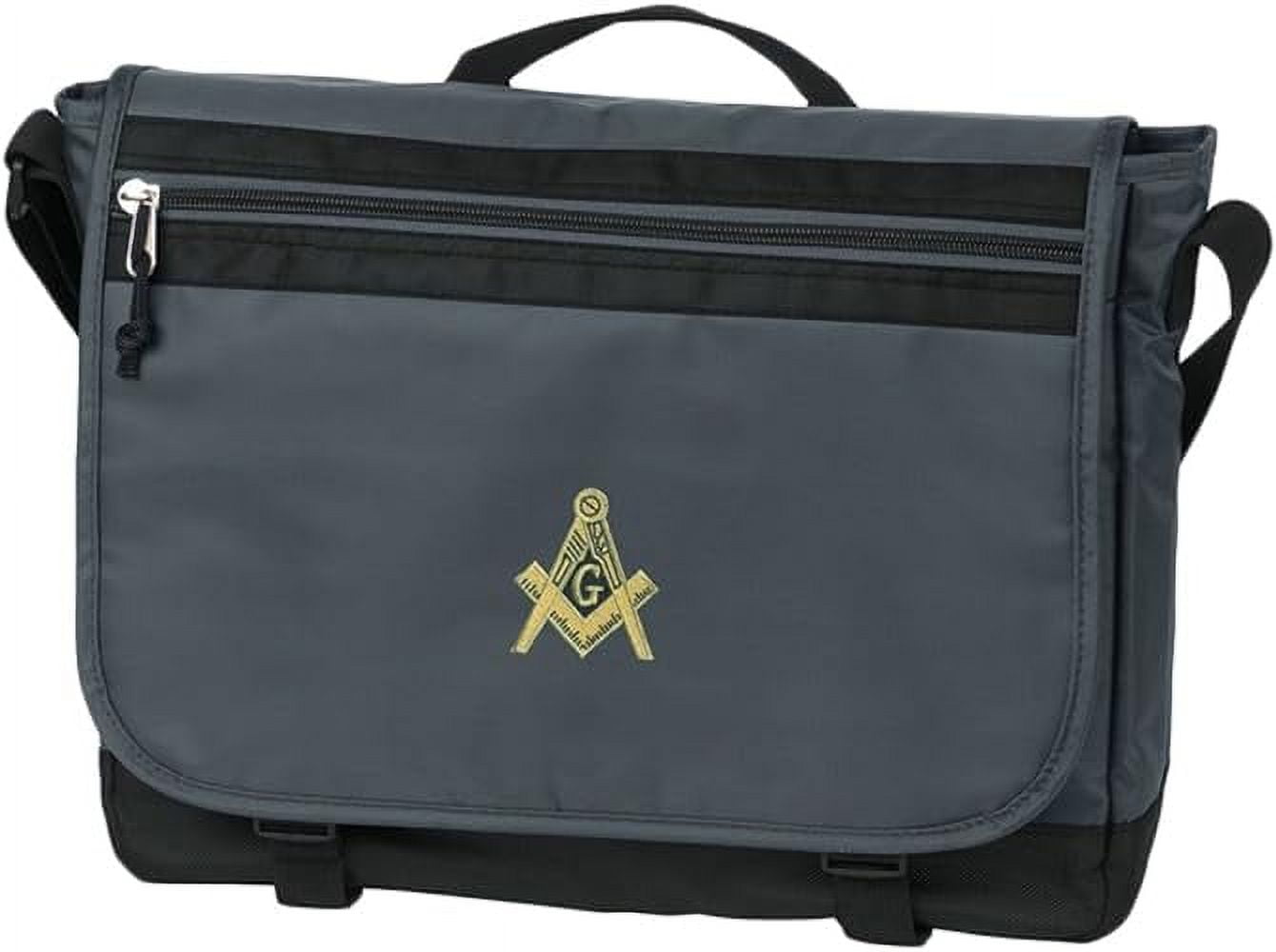 Masonic Nail-Head Messenger Bag Grey - Walmart.com