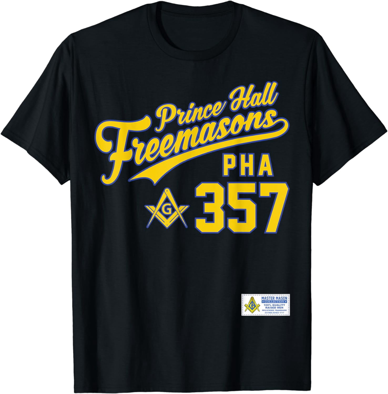 Masonic Prince Hall PHA 357 Sports Jersey Freemason T-Shirt - Walmart.com