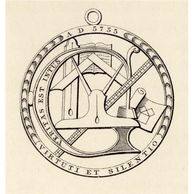 Masonic Seal Engraving From the Book the History of Freemasonry Volume ...