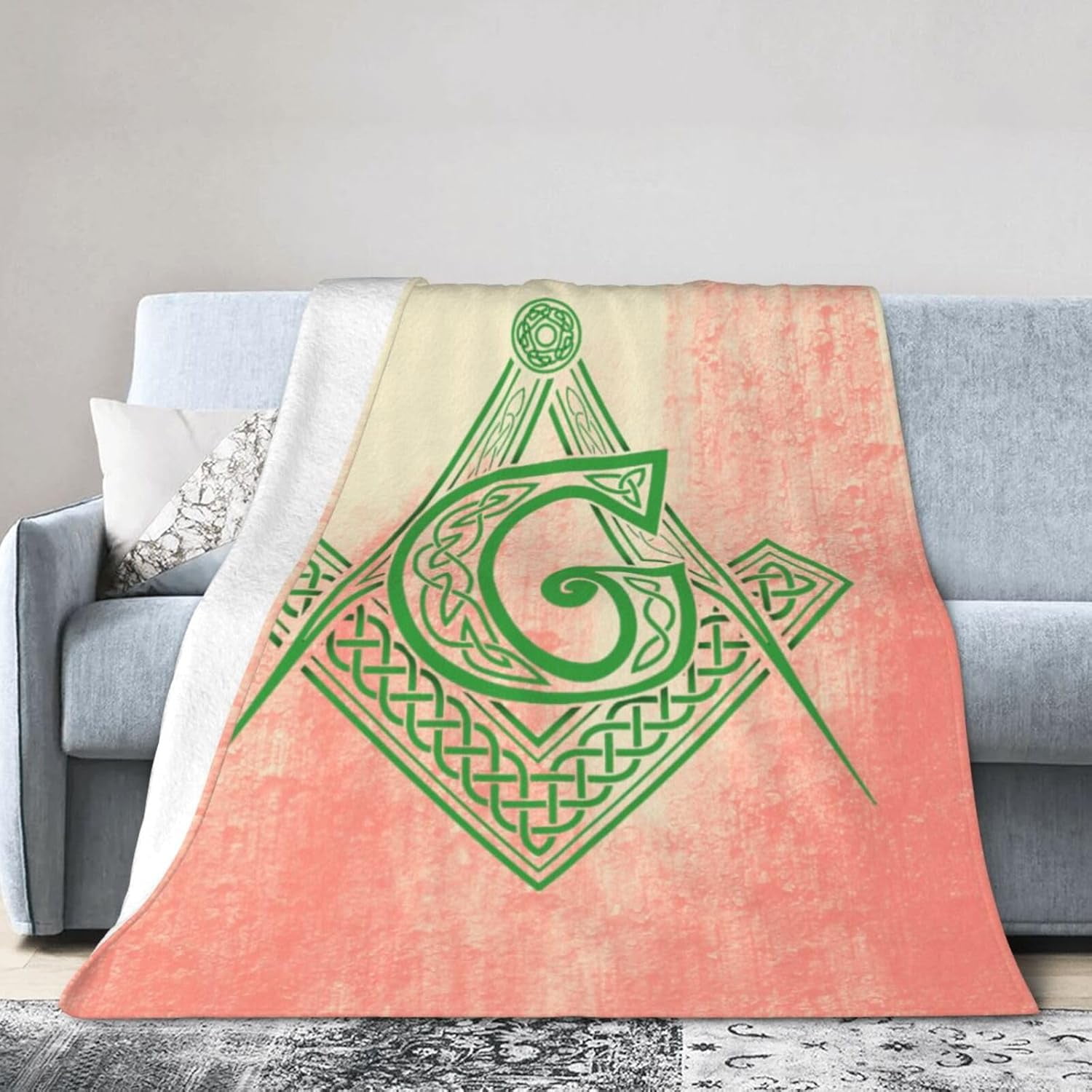 Masonic Square Super Soft Four-Season Thermal Blanket, Sofa Blanket 50"x40" - Walmart.com