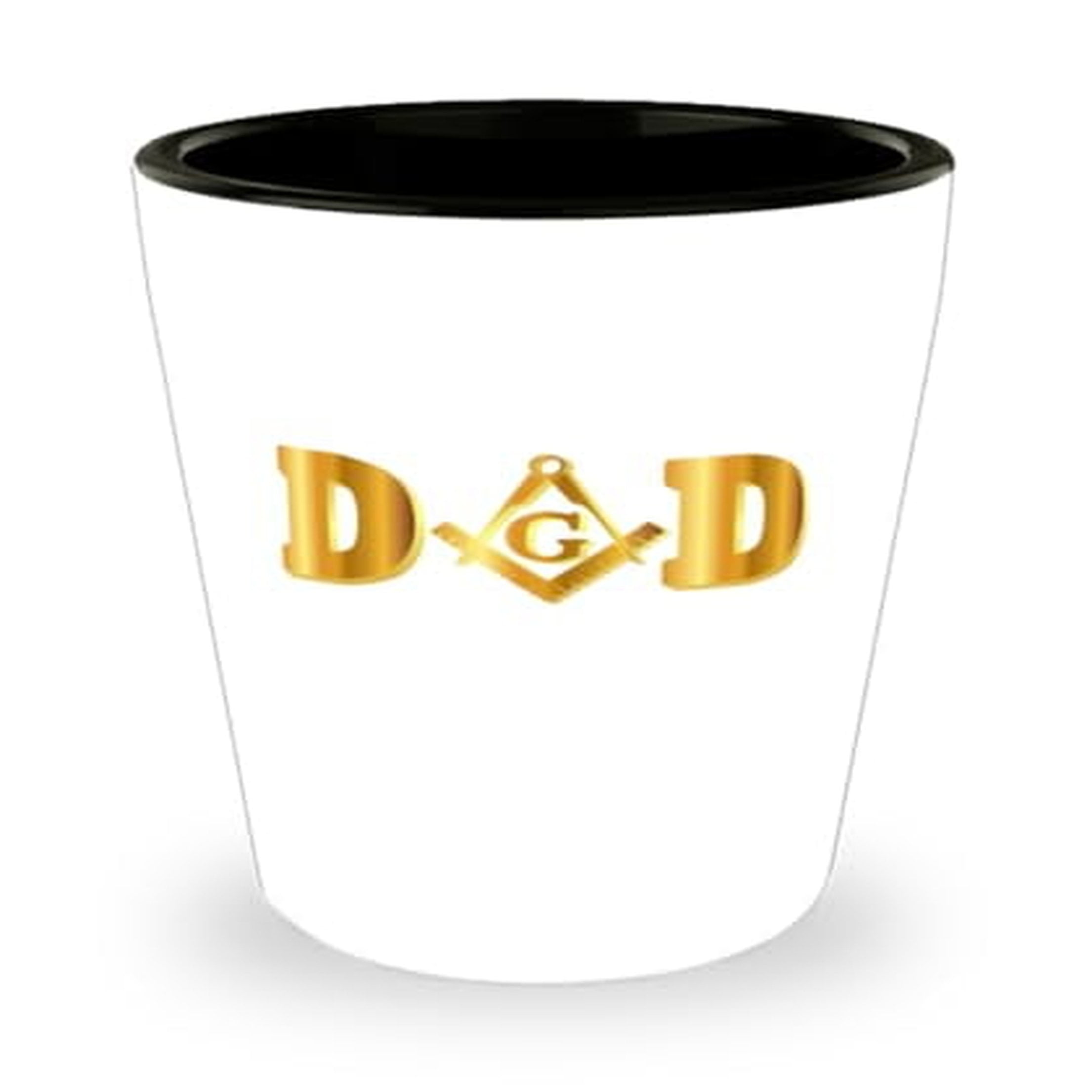 Masonic Symbol Engraved Shot Glass - Ideal Father's Day Gift, Miniature ...