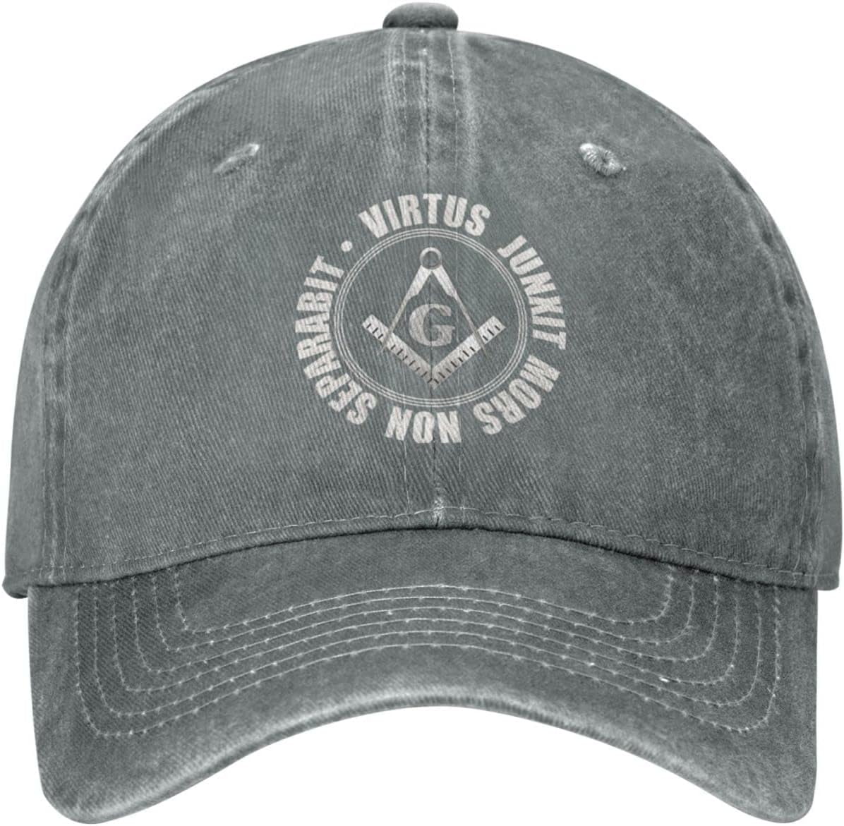 Masonic Symbol White Cowboy Hat Men Baseball Cap Hats for Women Dad Hat ...
