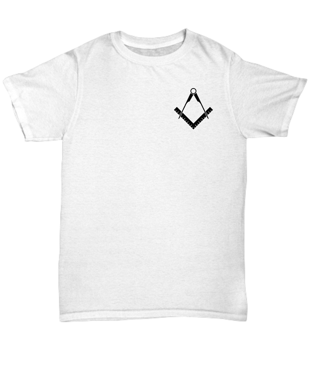 Masonic shirt - Freemasonry square compass symbol Lodge rite ...
