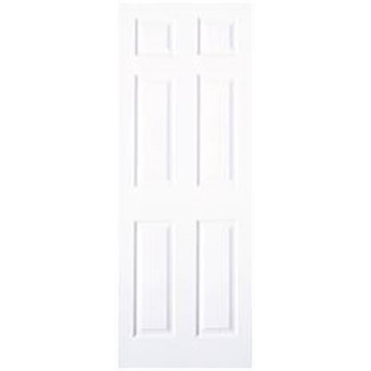 Masonite 0101610300802VV2200010 30 x 80 in. 6-Panel Hollow Core ...