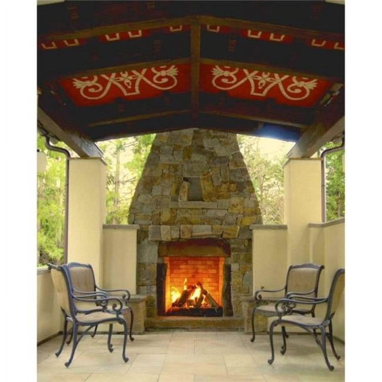 Masonlite MFP44-RM-G 44 in. Gas Only Fireplace - Use 12 in. Class A ...