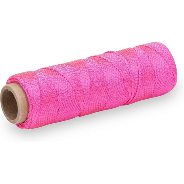 Masonry Line, Braided Nylon, Fluorescent , 250 Foot, 18 Line Size, Masons and Archaeology, 631 ...