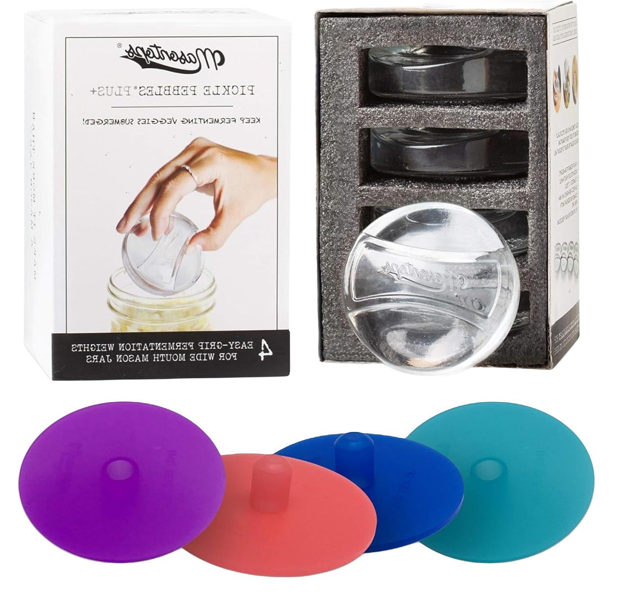 Masontops 8PC Pickle Pebbles Kit for Wide Mouth Jars - Walmart.com