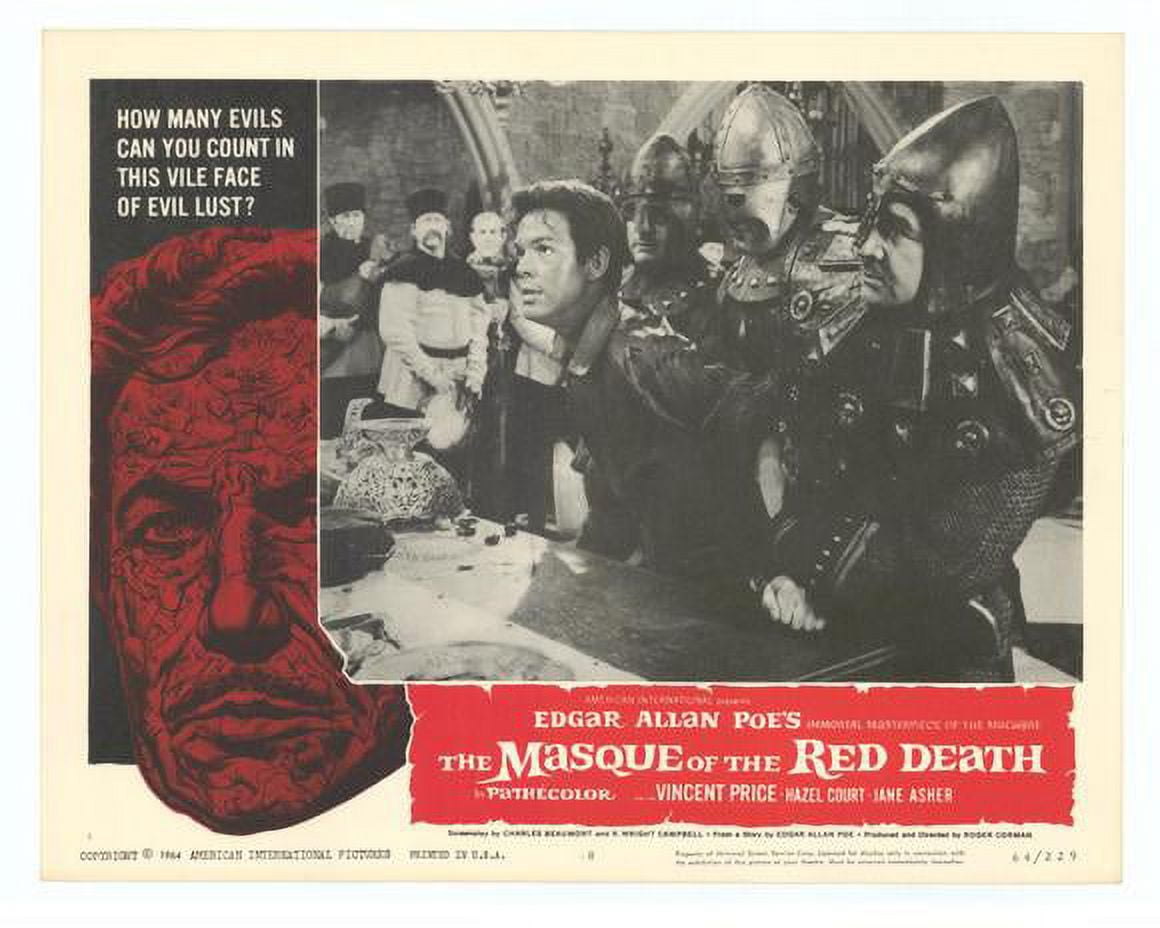 Masque of the Red Death - movie POSTER (Style H) (11" x 14") (1964 ...