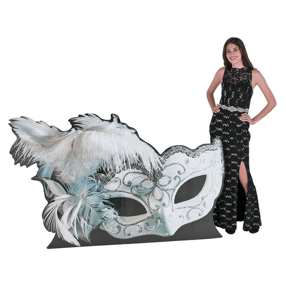 Masquerade Ball Mask Stand Up 1 - Party Decor - 1 Piece - Walmart.com