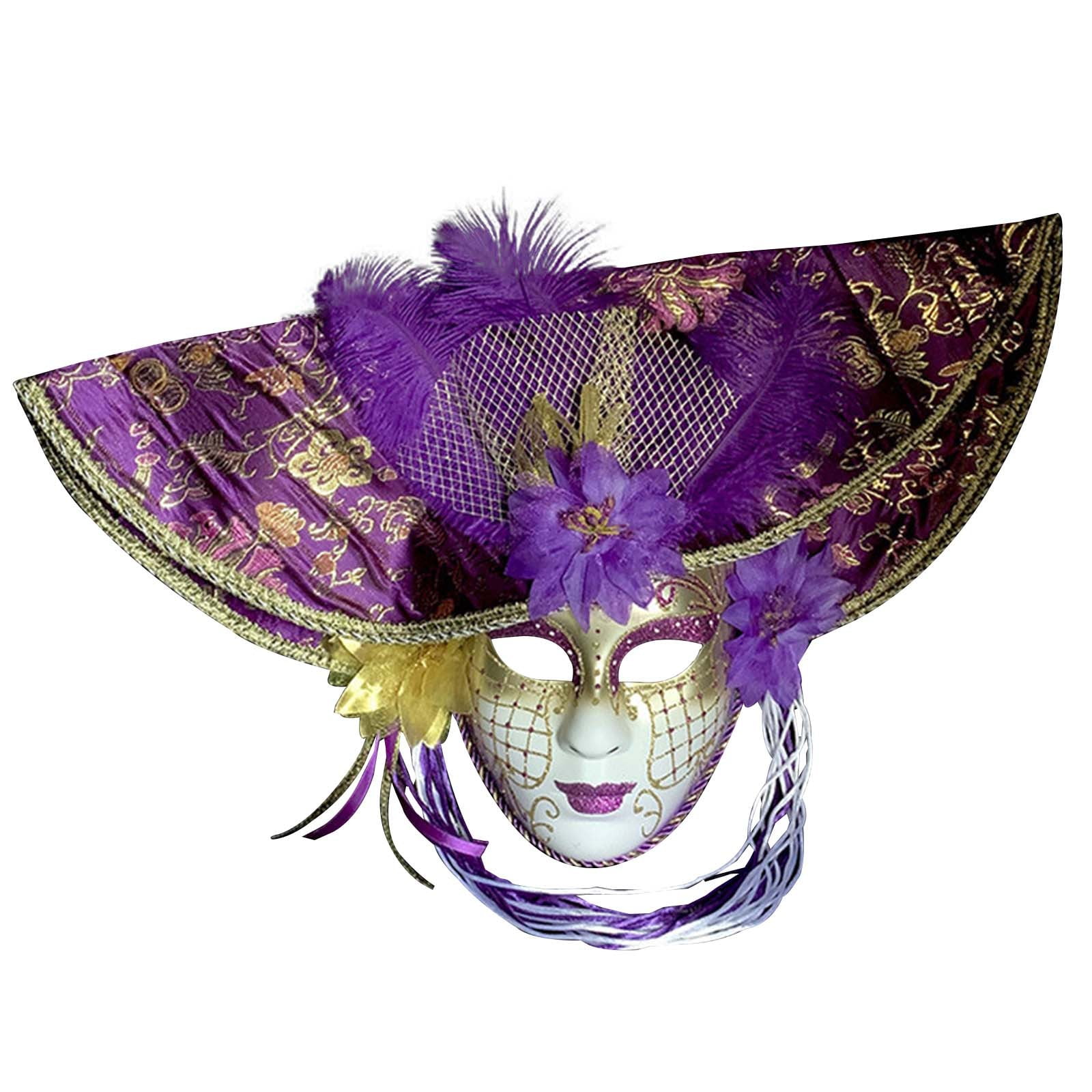Masquerade Mask For Men For Carnival Parties Performance Props Full ...