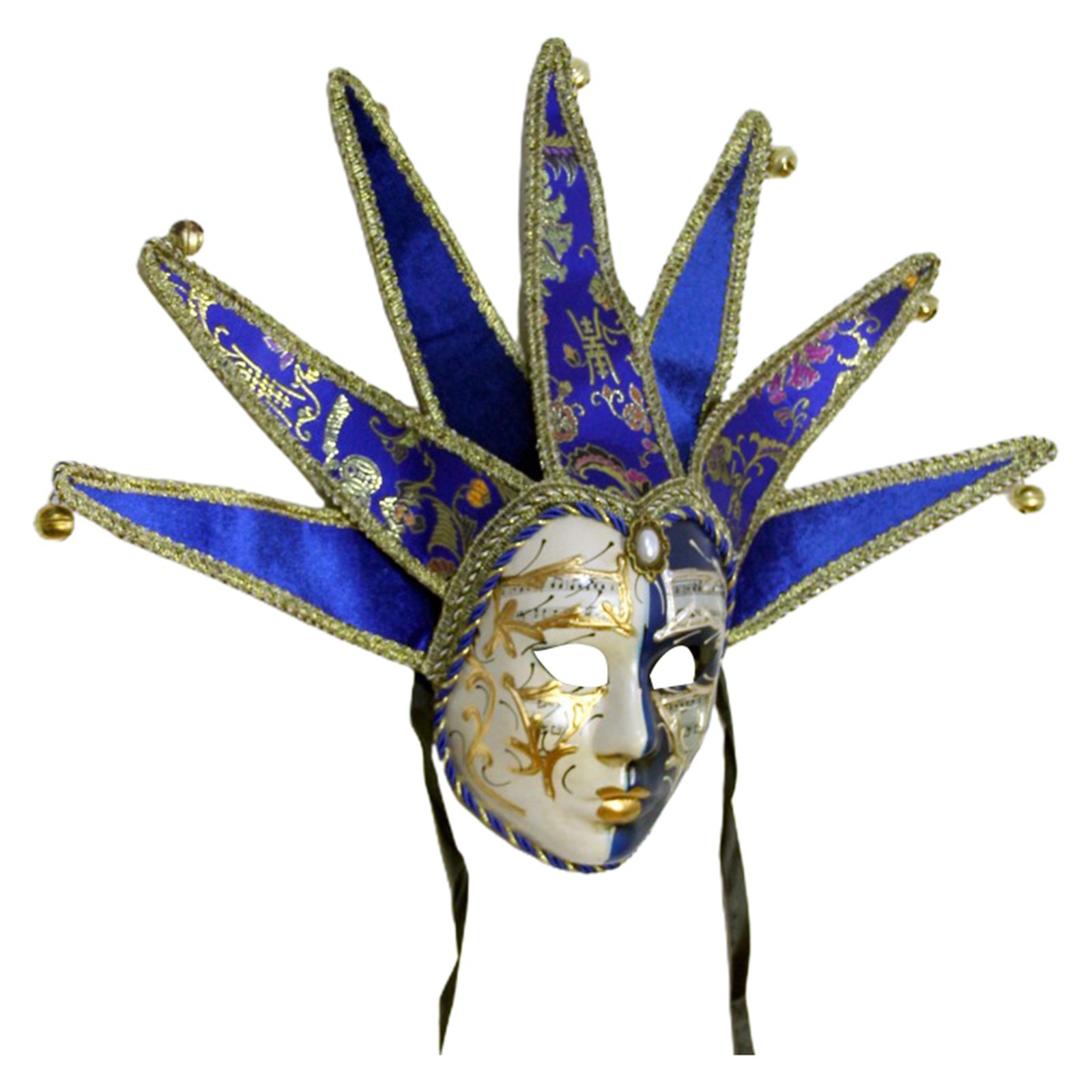 Masquerade Men's And Women's Carnival Full Face With 7 Points Yin Face ...