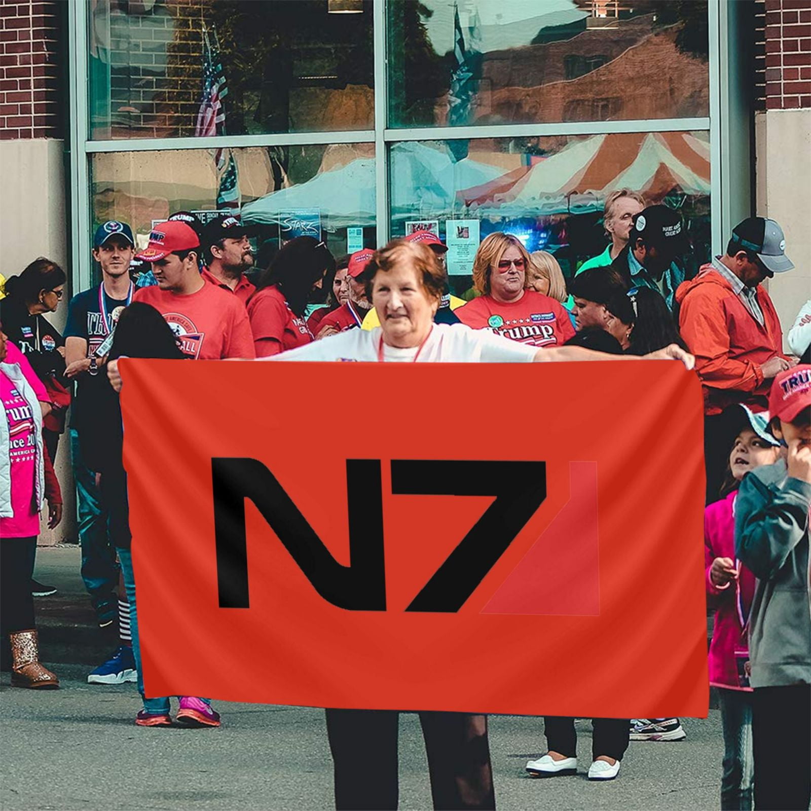 Mass E-Ffect N7 Flag 3x5ft, Home Garden Flag, Suitable For Indoor Or ...