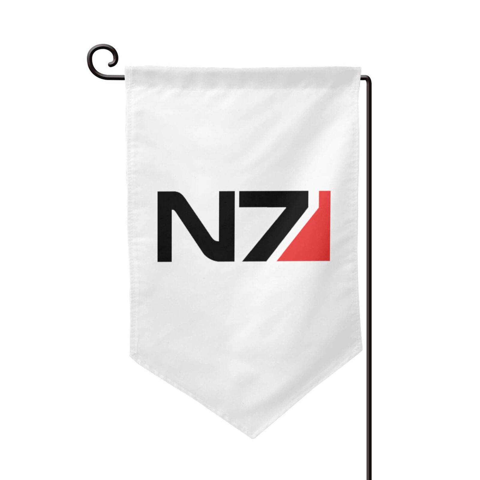 Mass E-Ffect N7 Garden Flag - Double Sided Banners For Outdoor Indoor ...